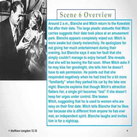 A Streetcar Named Desire scenes 1 3 | PDF