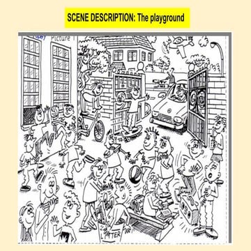 SCENE DESCRIPTION- science THE PLAYGROUND.pptx