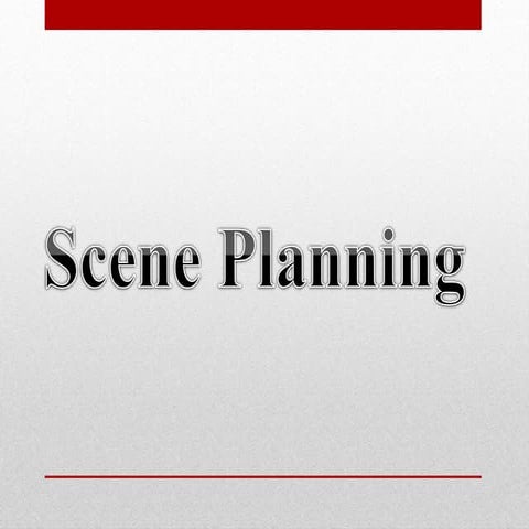 Scene planning | PPTX