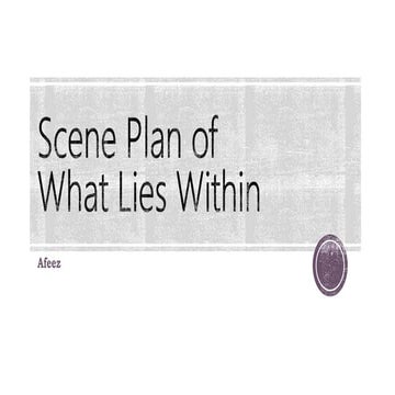 Scene plan | PPTX