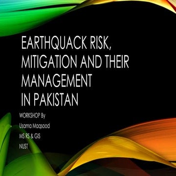 Earth Quack and its Risk Mitigation | PPTX