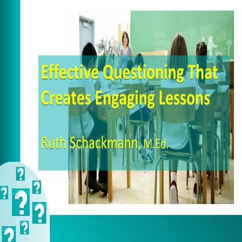 Effective Questioning that Creates Engaging Lessons | PPT