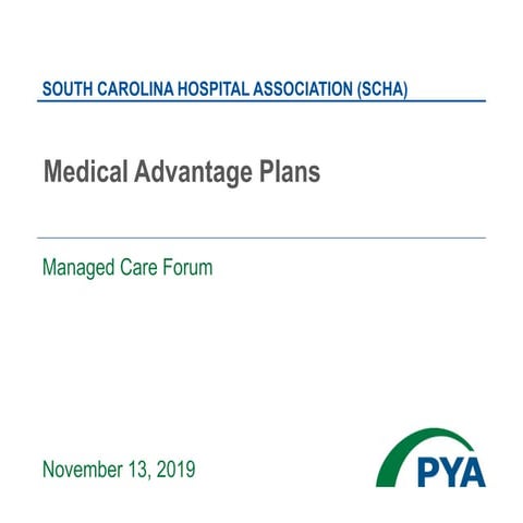 Medical Advantage Plans | PPTX | Health Insurance | Insurance