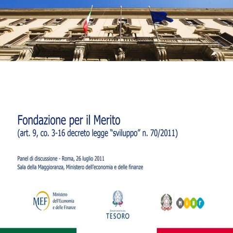 FONDAZIONE PER IL MERITO | PDF