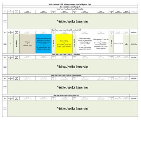 Schedule 19-03-2024.pdf daily schedule update | PDF