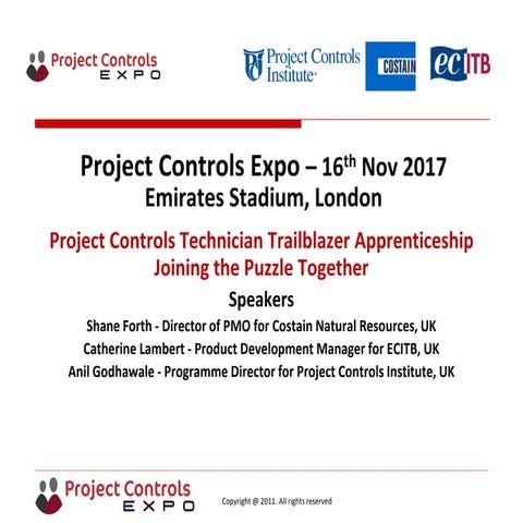 Project Controls Technician Apprentice - Joining the puzzle together by ...