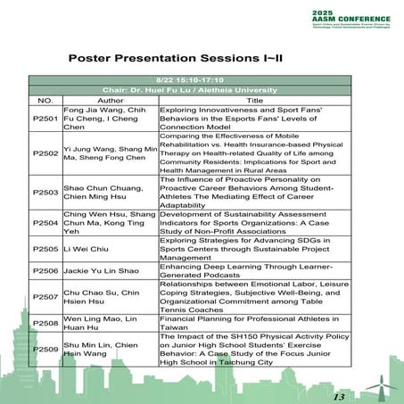 aaam 8/22-23 Schedule of Poster Presentation.pdf