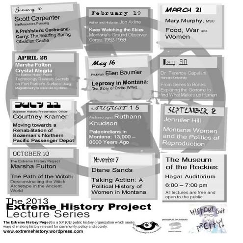 The extreme history project foundations 2011 | PDF