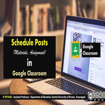 Schedule Post (Material, Assignment) in Google Classroom ...