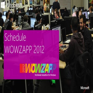 Schedule wowzapp2012 | PDF