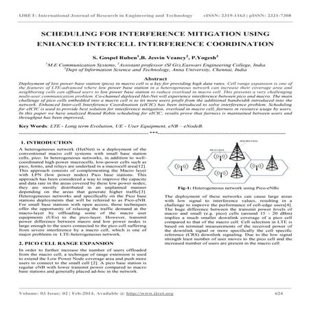 Scheduling For Interference Mitigation Using Enhanced Intercell Interference Coordination Pdf 