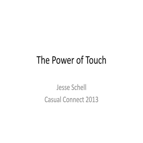 The Power of Touch | PPTX | Technology & Computing