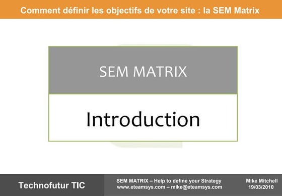 Communicatie matrix - gebaseerd op Microsoft | PPTX