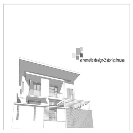 Schematic design 2stories house | PPT