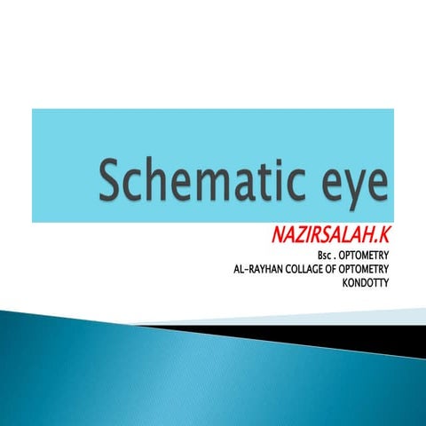 Schematic eye | PPTX