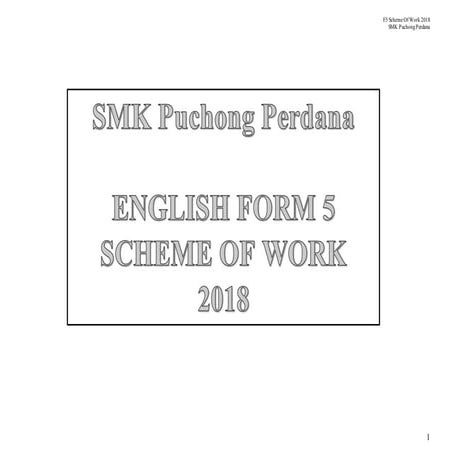 Scheme of work f5 2018 | DOCX