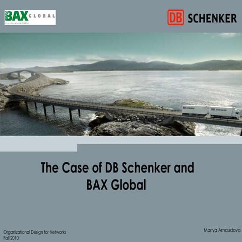 Schenker's acquition of BAX Global | PPTX