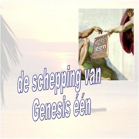 de schepping van Genesis 1 | PPT | Free Download