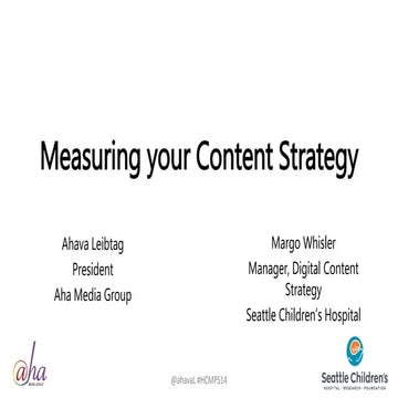 Measuring your Content Strategy | PPT