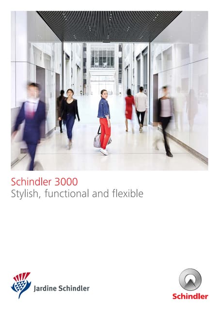 Catalog thang máy Schindler 5000 | PDF