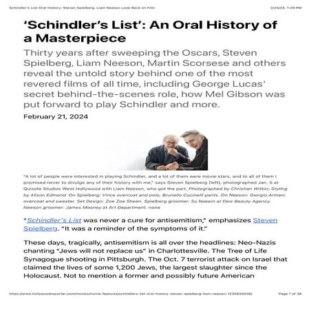 Final Project Part 2Cinematic Analysis of Schindler’s ListAlph | DOCX