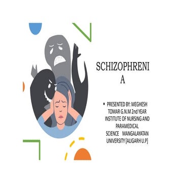 Paranoid Schizophrenia | PPTX