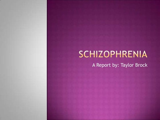 Schizophrenia | PPT