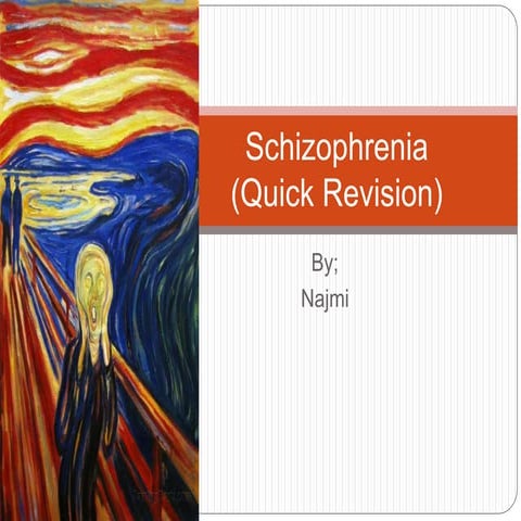 Schizophrenia presentation | PPTX