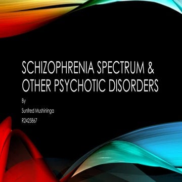 Schizophrenia Spectrum DisorderPresentation.pptx