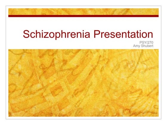 Pathophysiology of Schizophrenia | PDF | Brain and Nervous System ...