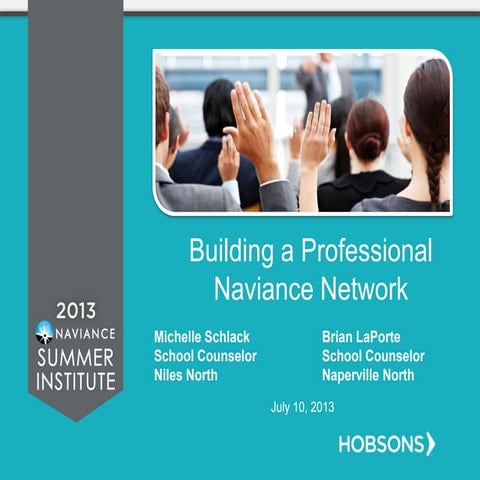 Building a Professional Naviance Network | PPTX