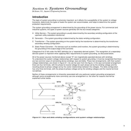 Schneider system grounding | PDF