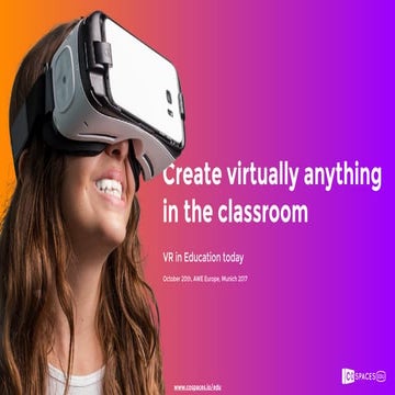 Manuela Schoesser (CoSpaces by Delightex): Create Virtually Anything in ...