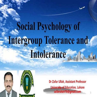 Scholarly Work 08. Lecture on Tolerance vs Intolerance. Code 702.ppt