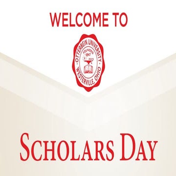 Scholars Day 2025 introduction | PPT