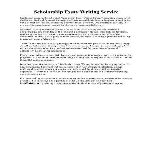 Scholarship Essay Writing Service.pdfScholarship Essay Writing Service ...