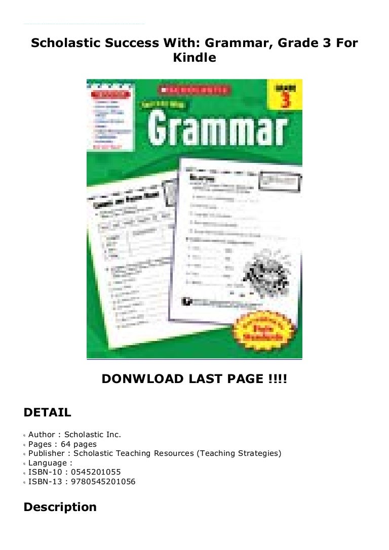 scholastic-success-with-grammar-grade-3-for-kindle