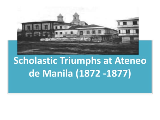 Rizal in Ateneo | PPT