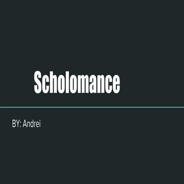Scholomance | PPTX