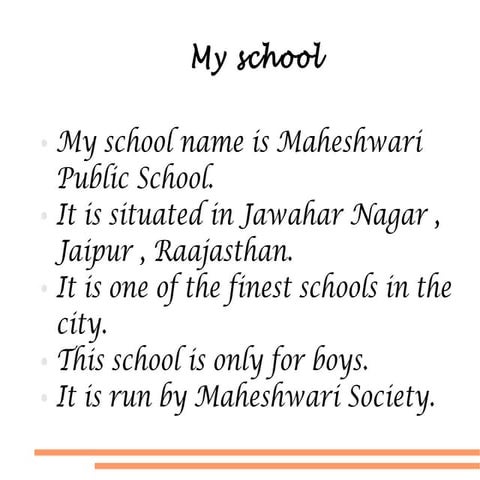 My School | PPT