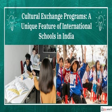 Cultural Exchange Programs: A Unique Feature of International Schools ...