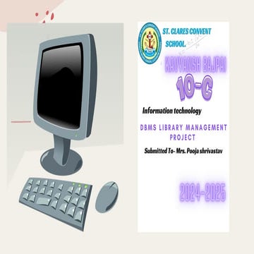 SCHOOL dbms project000000000000000000000000000000000 | PPT