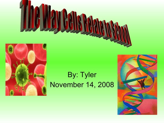 A Cell Is Like A School[1] | PPT