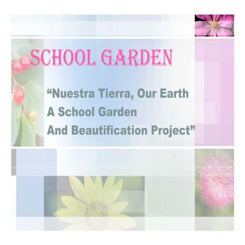 School Garden Presentation | PDF