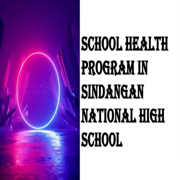 School-Health-Program-in-Sindangan-National-High-School.pptx