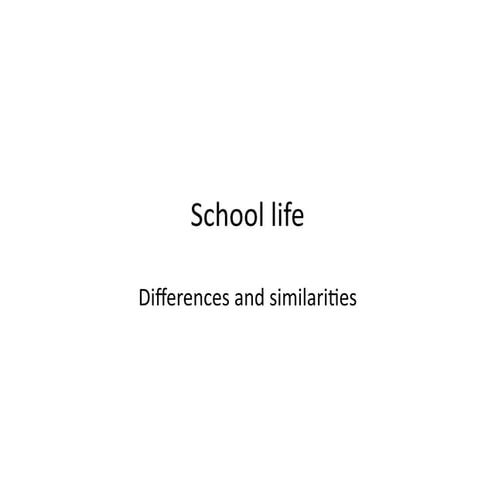 School Life | PPT