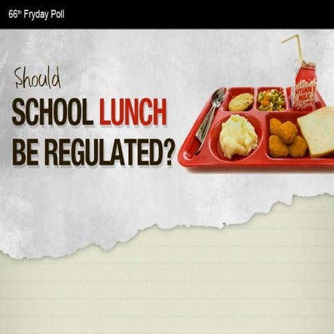 Should School Lunch Be Regulated? Facts & Infographic | PPT