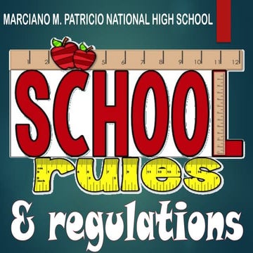 School-Rules-and-Regulations- Powerpoint | PPTX