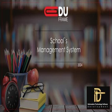 School 2024 sms for management school system | PDF