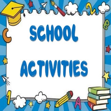 School activities | PDF